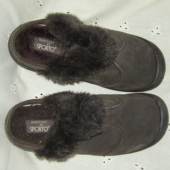 Sporto | Shoes | Barefoot By Sporto Juliet Suede Leather W Faux Fur ...